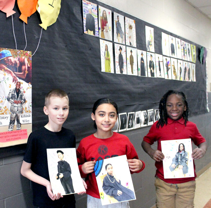 East Garfield pupils create portraits | News, Sports, Jobs - The Herald ...